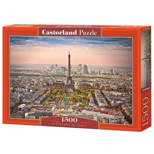 Puzzle 1500 pièces : Paysage urbain de Paris - Castorland - Rue des Puzzles