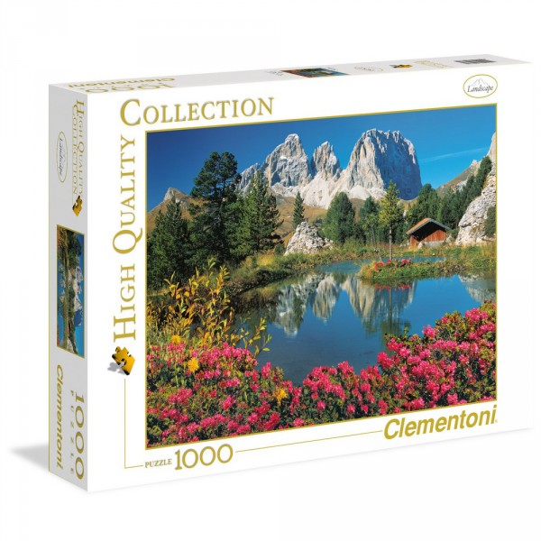 Puzzle 1000 pièces : Passo Pordoi, Dolomites, Italie - Clementoni - Rue ...