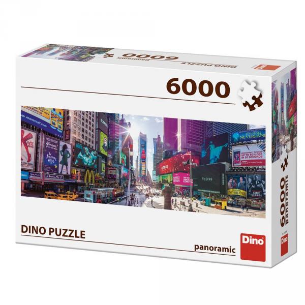 Puzzle 6000 pièces panoramique : Time Square - Jeux et jouets Dino ...