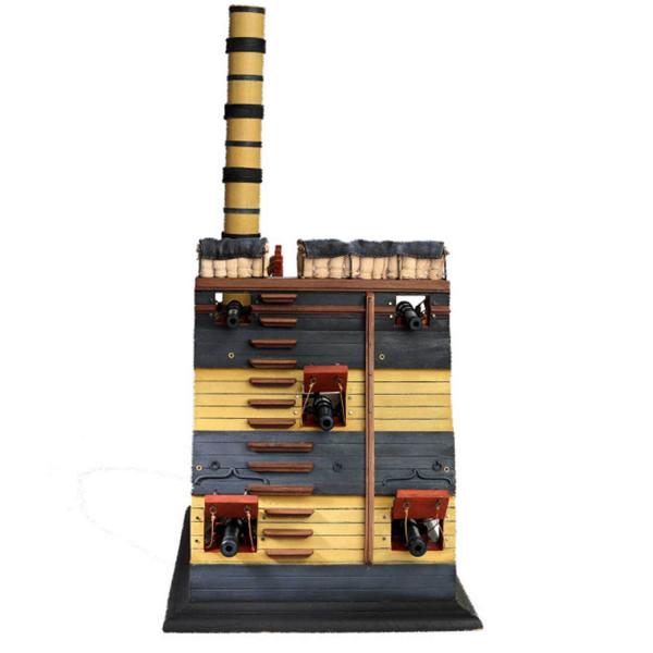 Maquette bateau en bois : Navio Rayo, Vue de coupe Poste de Bataille ...