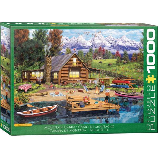Puzzle 1000 pièces : Cabane de montagne - Eurographics - Rue des Puzzles