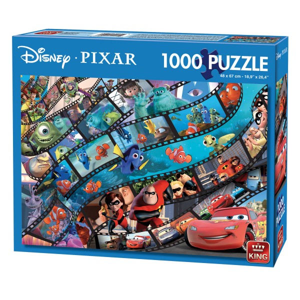 Puzzle 1000 pièces : Films Pixar - King Puzzles - Rue des Puzzles