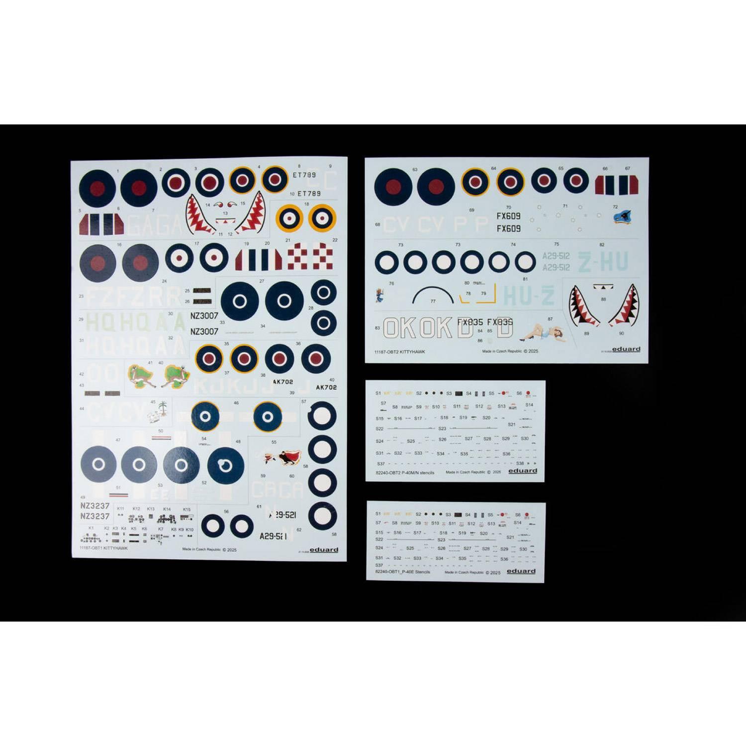 Maquette avion : Kittyhawk combo double - 1/48 - Eduard - Rue des Maquettes