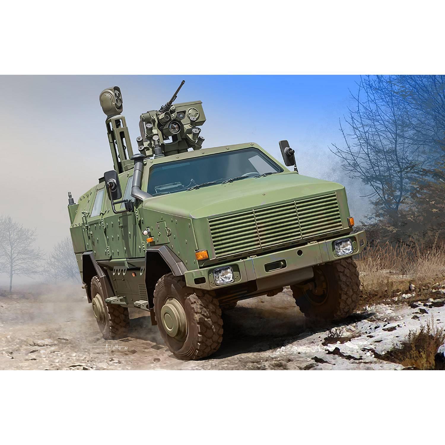 Maquette véhicule militaire : Véhicule de reconnaissance protégé DINGO ...