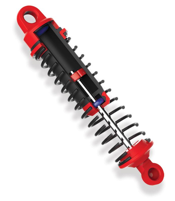 Ressorts Amortisseurs (Rouge)(X2) - Latrax - TRX7667