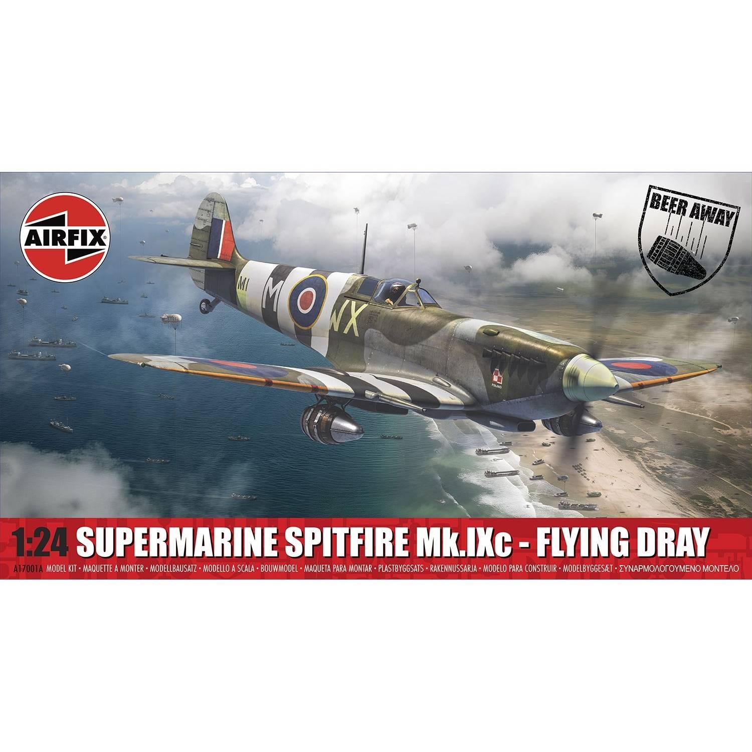 Maquette avion : Supermarine Spitfire Mk.IXc - Flying Dray - 1/24 ...