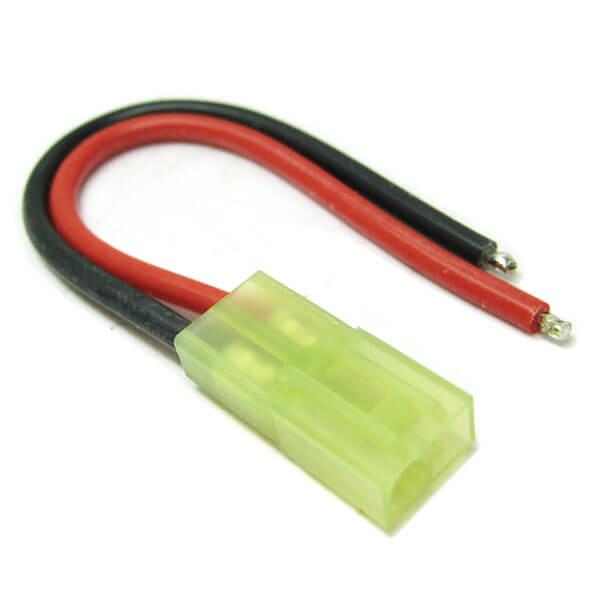 Female Micro Tamiya Connector With 10cm 18AWG (3.26mm diam - 8.37mm2 ...
