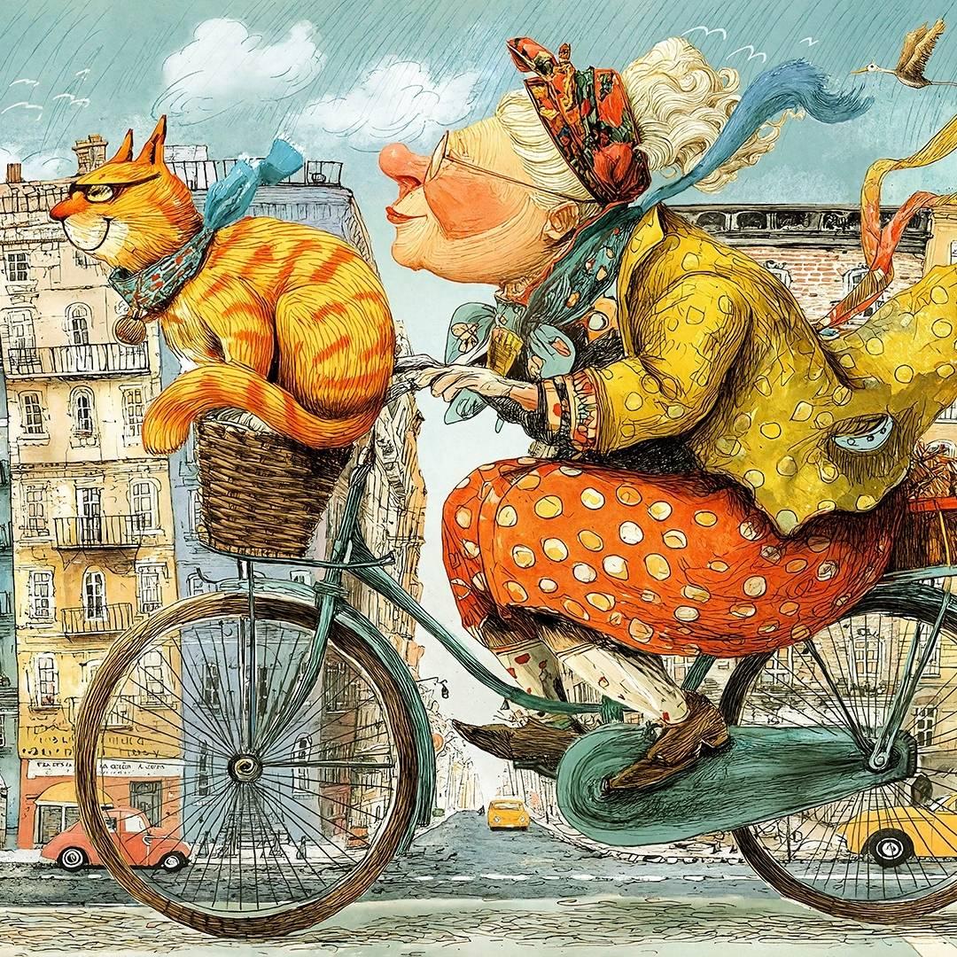 Puzzle 1000 pièces : Super grand-mère - Cherry Pazzi - Rue des Puzzles