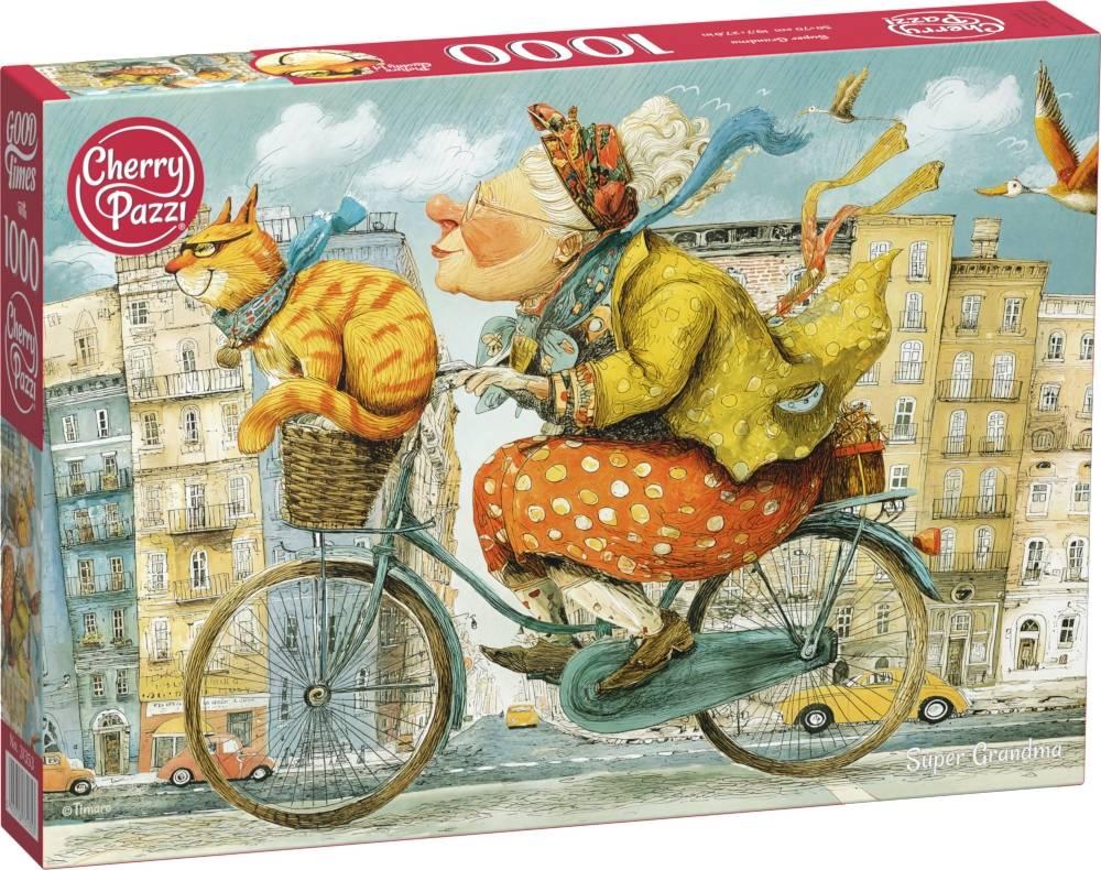 Puzzle 1000 pièces : Super grand-mère - Cherry Pazzi - Rue des Puzzles
