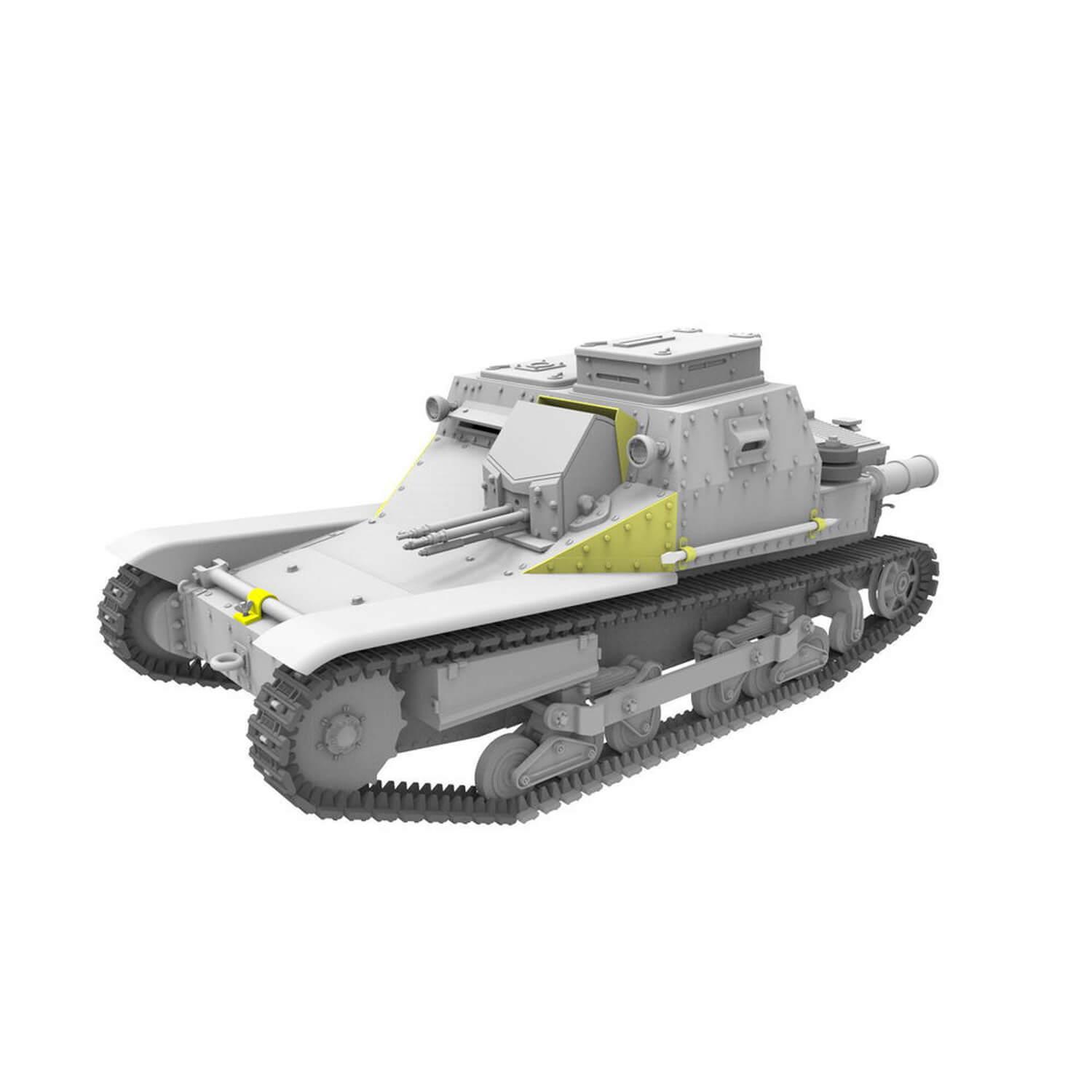 Maqueta de tanque: Tanque de comando húngaro CV-35.M / CV-35 (2 en 1 ...