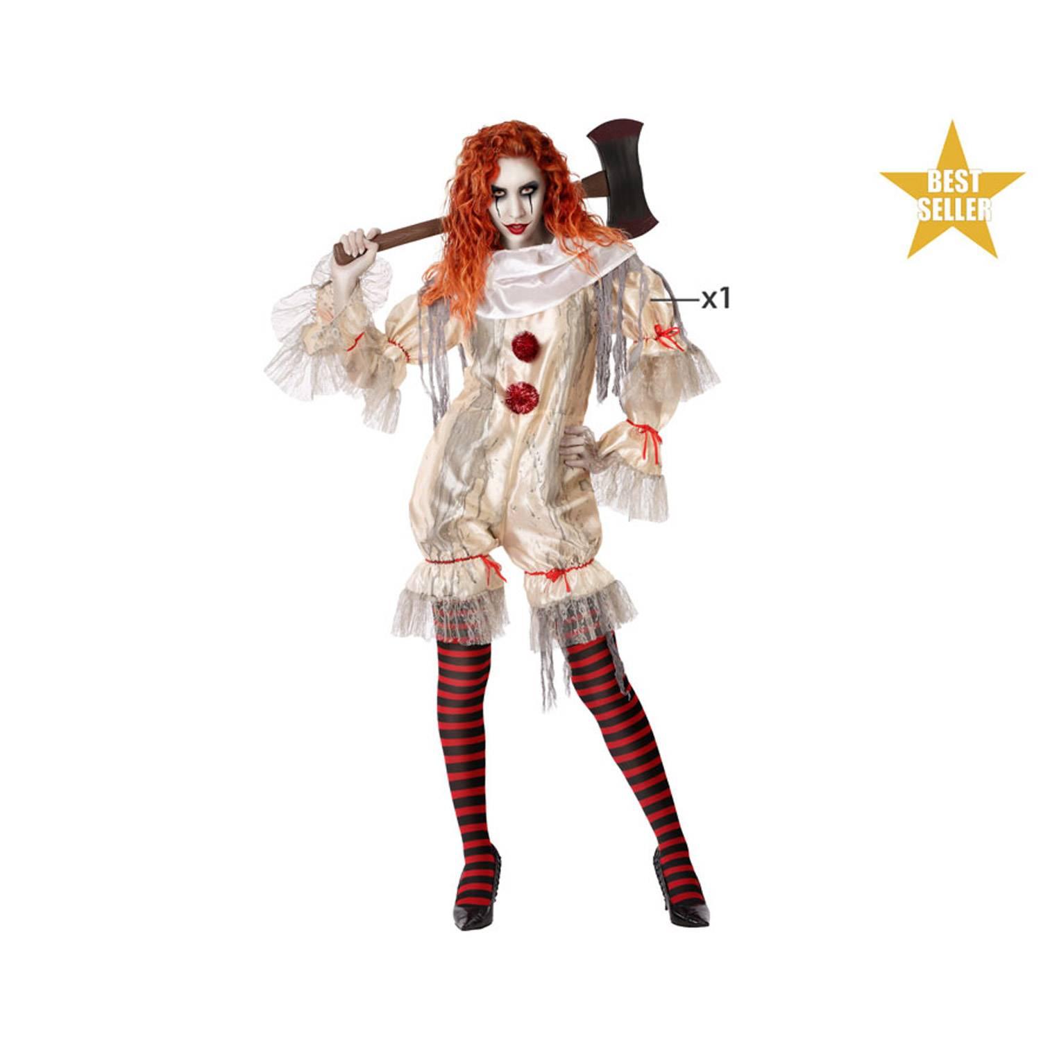 Déguisement Clown Beige Femme - Effrayez Tous