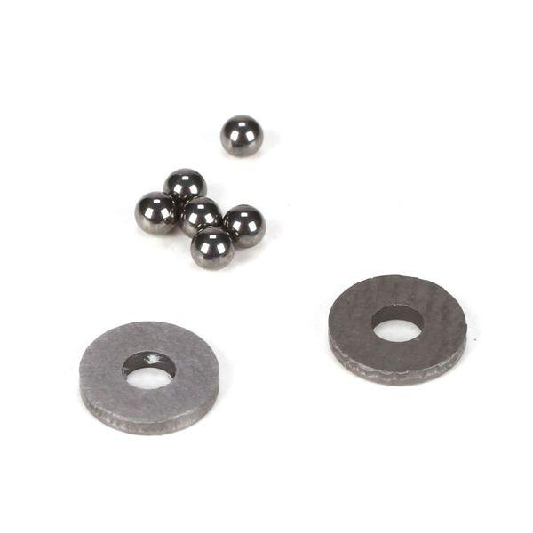 Tungsten Carbide Diff Balls, 2mm (6) - TLR2947