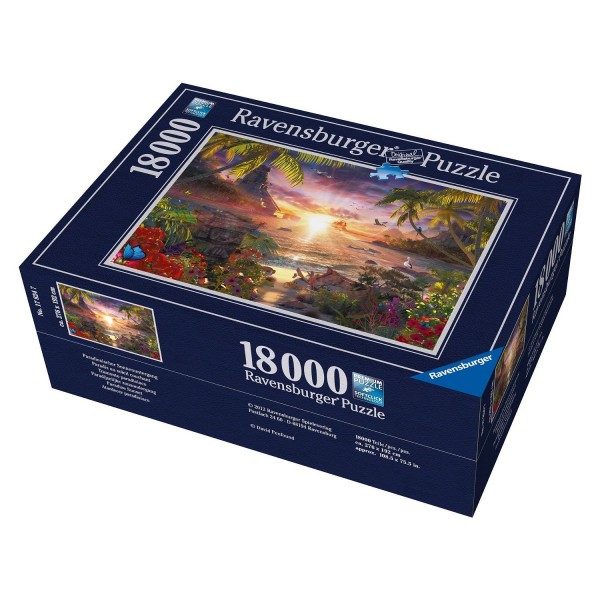 Puzzle 18000 pièces : Coucher de soleil céleste - Ravensburger - Rue ...