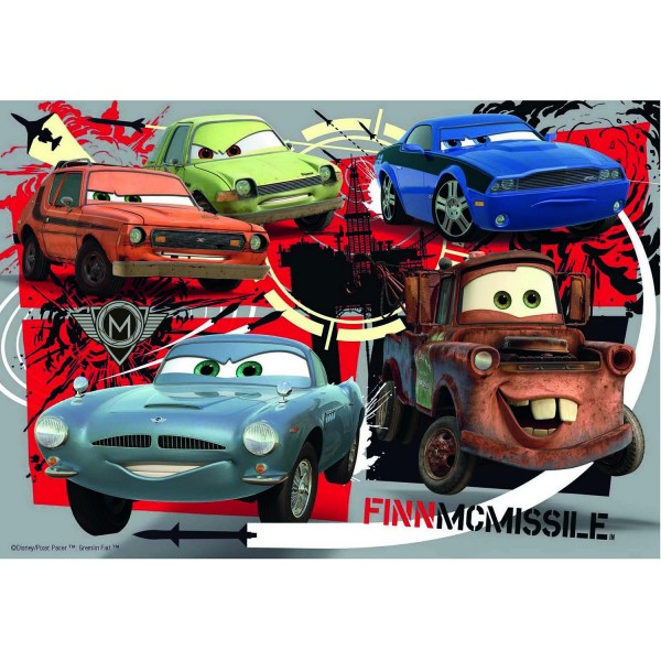 Puzzle 2 x 24 pièces : Cars 2 : Nouvelle aventure - Ravensburger - Rue ...