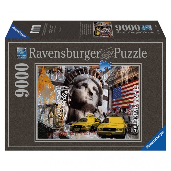 Puzzle 9000 pièces : Métropole New York City - Ravensburger - Rue des ...