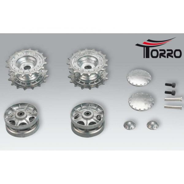 Torro Roues motrices et roues folles pour le châssis métallique Heng ...