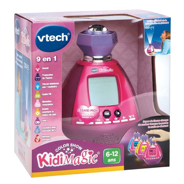 Radio réveil KidiMagic Color Show 9 en 1 - Jeux et jouets Vtech ...